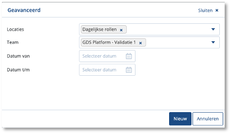 Handleiding overzichten