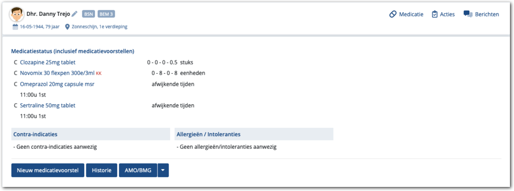 Medicatievoorstellen