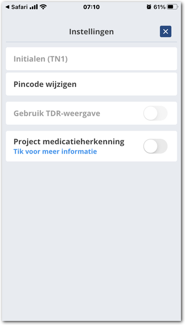 Hoe wijzig ik mijn pincode van de MedimoApp?
